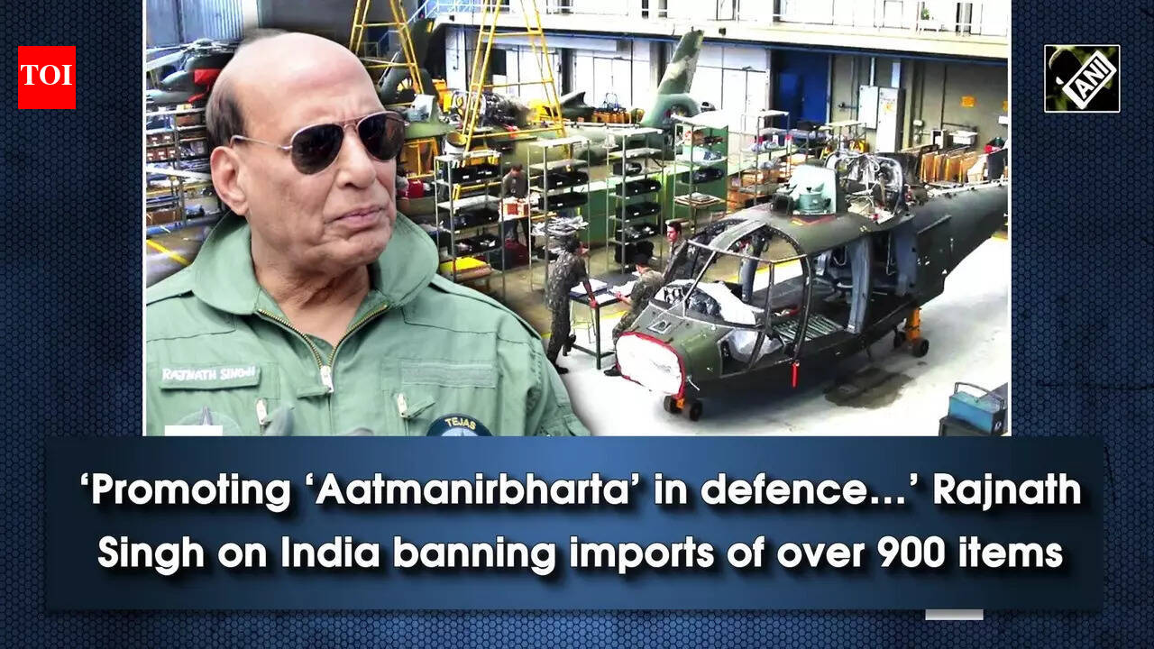 Rajnath Singh emphasises 'Atmanirbharta' in Defence as India nans ...