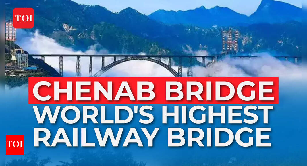 Chenab Bridge: Strategic importance of India's tallest railway bridge ...