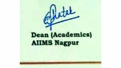 Aiims: Aiims-n Dean On Leave, Yet Certs Being Issued With Her Signature ...