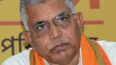 Irked by BJP leader Dilip Ghosh's remark, Kudmi agitators ransack his Kharagpur home | Kolkata ...