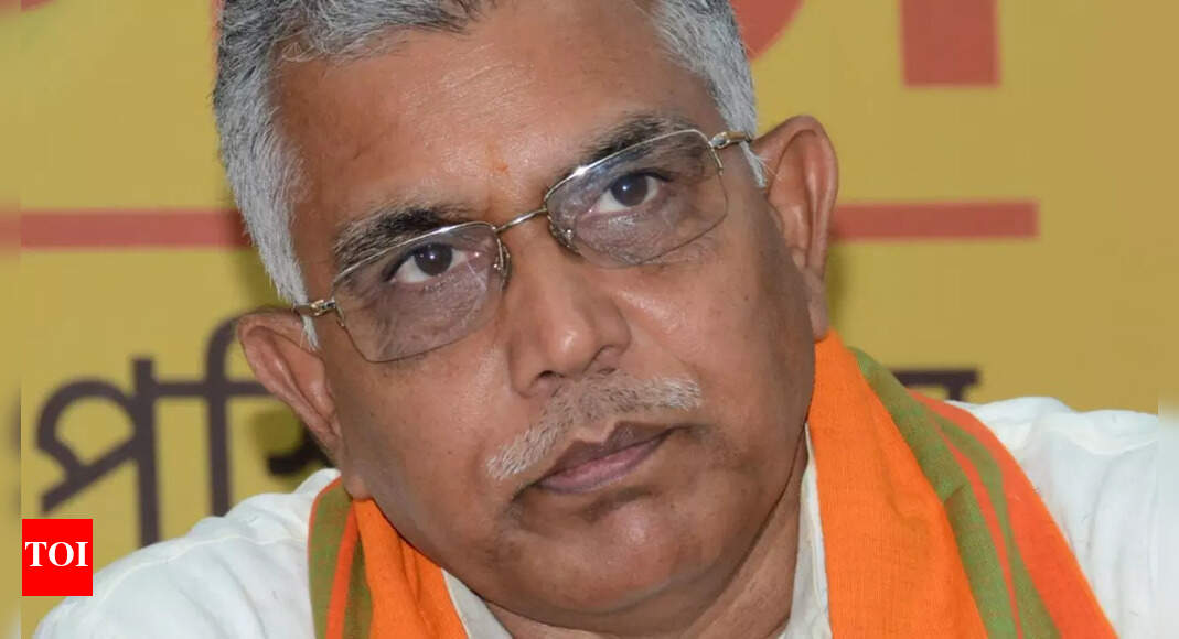 Irked by BJP leader Dilip Ghosh's remark, Kudmi agitators ransack his Kharagpur home | Kolkata ...