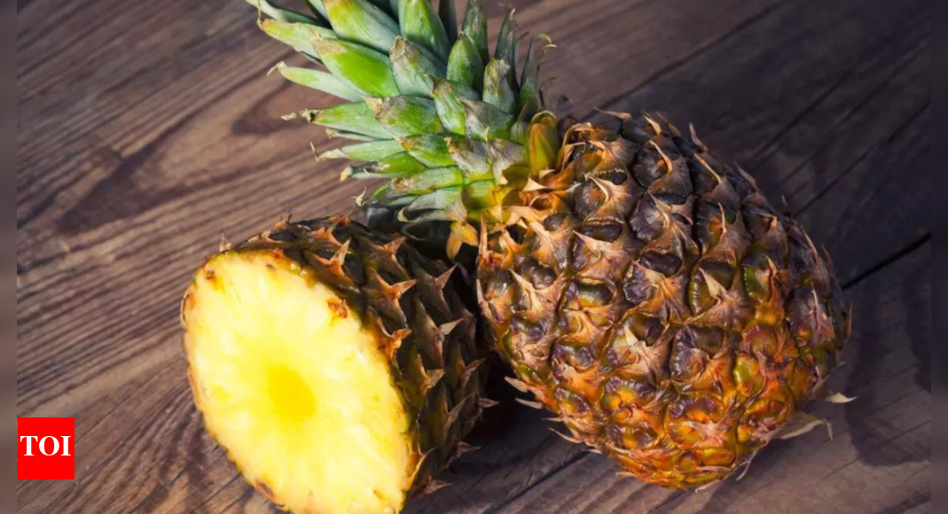 Tripura pineapples on sale in Dilli Haat | Agartala News - Times of India