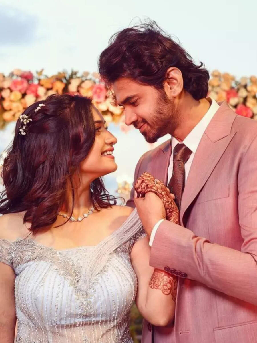 In pics: Romantic moments of Hruta Durgule and Prateek Shah | Times of ...