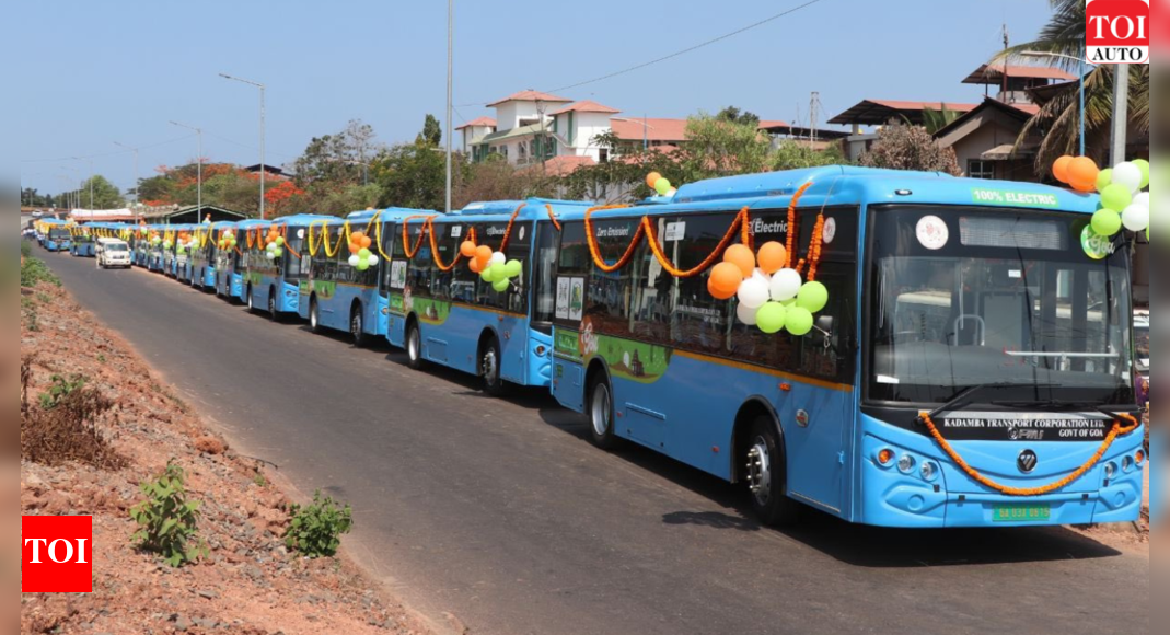PMI Electro Mobility delivers 20 electric buses to Goa state transport ...