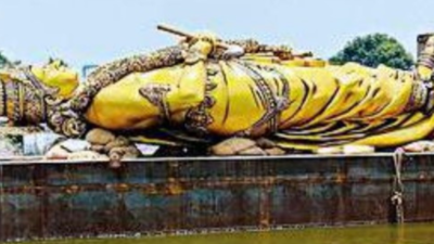 NTR Statue: N T Rama Rao as Lord Krishna: Statue hits Telangana high ...