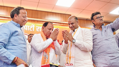 Maharia Re-joins Bjp After Spending 4 Years In Cong | Jaipur News ...