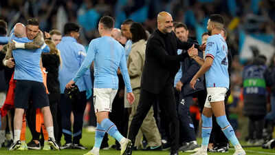 Manchester City retain Premier League title after Arsenal lose to Nottingham Forest | Football ...