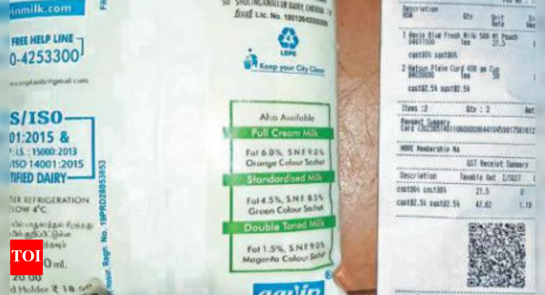 Supermarkets in Chennai sell Aavin milk above max retail price ...