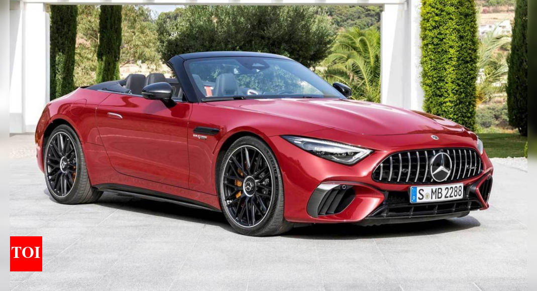 Mercedes: Mercedes-Benz SL 55 AMG India debut on June 22: Get's a 4.0 ...