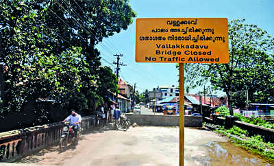 ₹39.8cr For New Bridge At Vallakadavu | Thiruvananthapuram News - Times ...