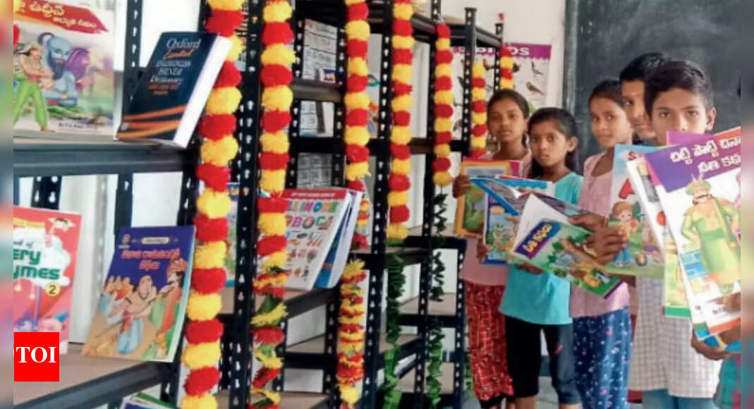 Hyderabadis Fill Up Rural School’s Empty Library | Hyderabad News - The ...