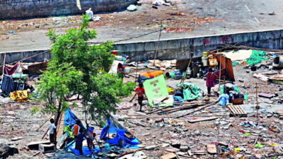 Illegal slum dwellers return to PMRDA land, locals demand immediate ...