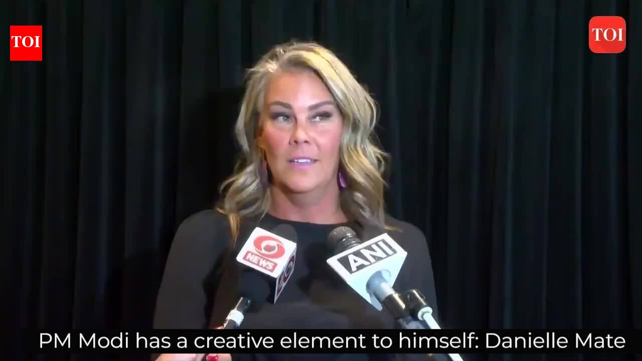 danielle mate: PM Modi has a creative element to himself says, Danielle ...