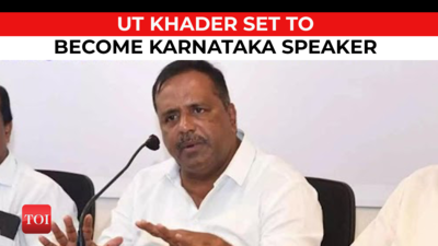UT Khader: Speaker of Karnataka Assembly: Congress picks UT Khader for ...