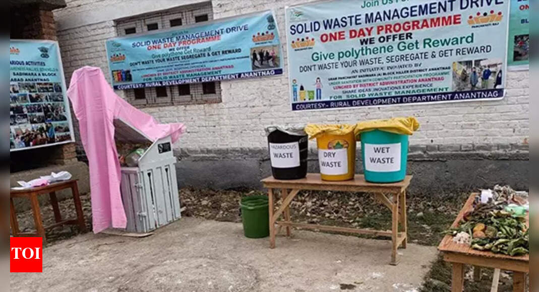 How a Kashmir village turned its garbage into gold | India News - Times ...