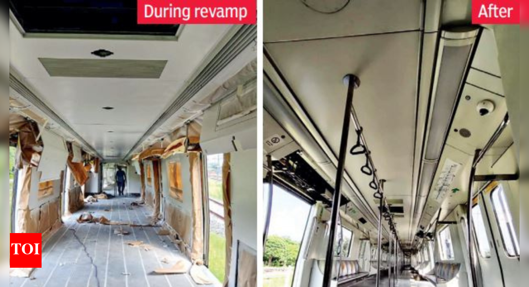 Delhi Metro News: How these Metro trains overcame mid-life crisis ...