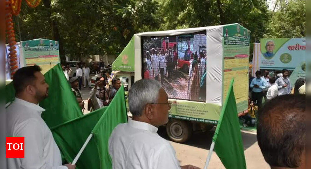 Bihar CM Nitish Kumar flags off 36 Prachar Raths to educate farmers ...