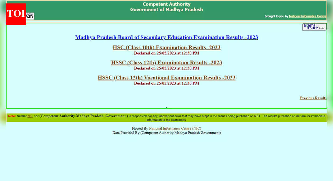 MP Board 10th Results 2023 (Out) Live: Overall 63.29% pass, Mridul tops ...