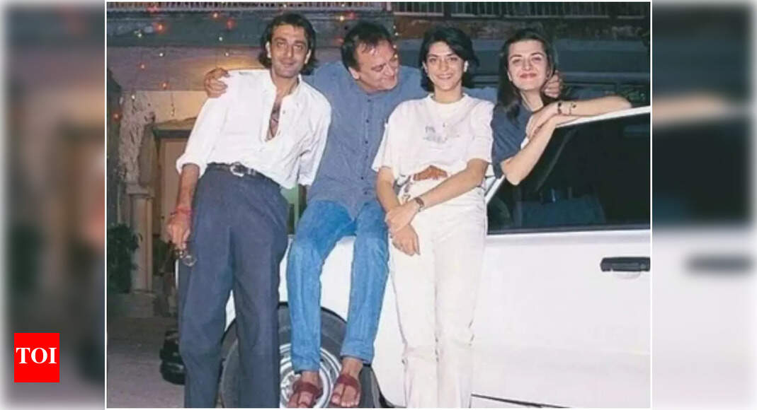 Sanjay Dutt shares throwback pictures on father Sunil Dutt's death ...