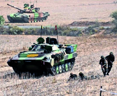 Army: Army Conducts Sudarshan Shakti Exercise Along Western Border ...