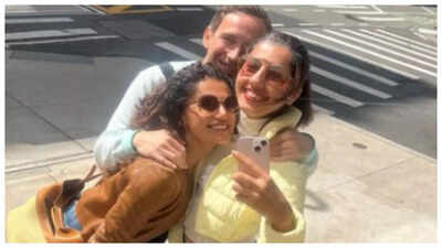 Taapsee Pannu chills with beau Mathias in New York | Hindi Movie News ...