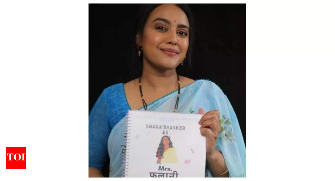 Swara Bhasker wraps up her multiple role film 'Mrs Falani' | Hindi ...