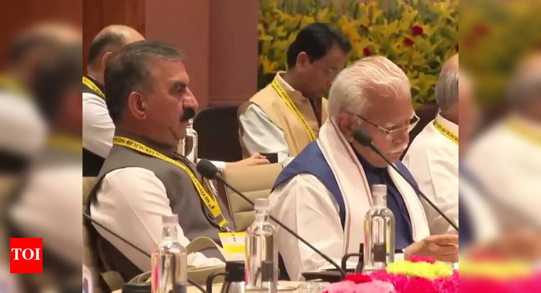 Niti Aayog meet: Himachal Pradesh CM Sukhvinder Singh Sukhu urges Centre to return New Pension ...