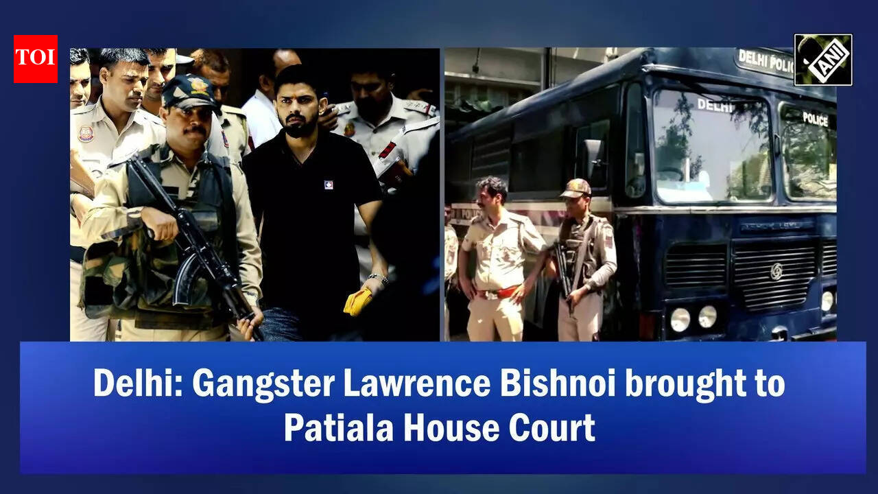 Delhi: Gangster Lawrence Bishnoi brought to Patiala House Court