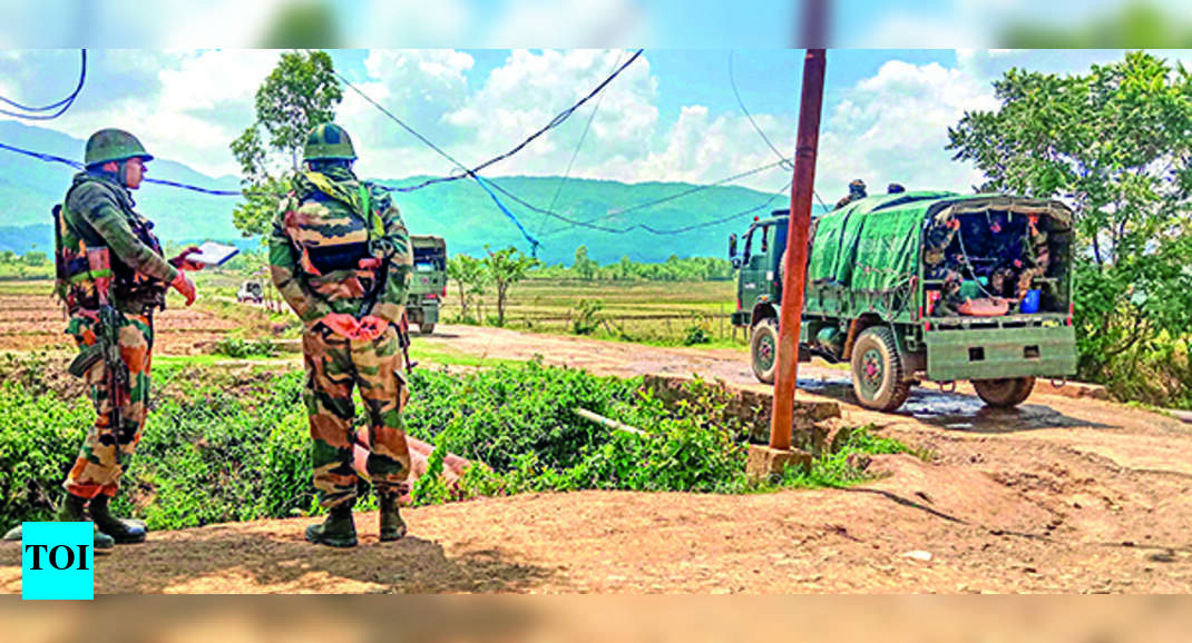 Army: Army chief visits Manipur, soldiers hunt for insurgents | India ...