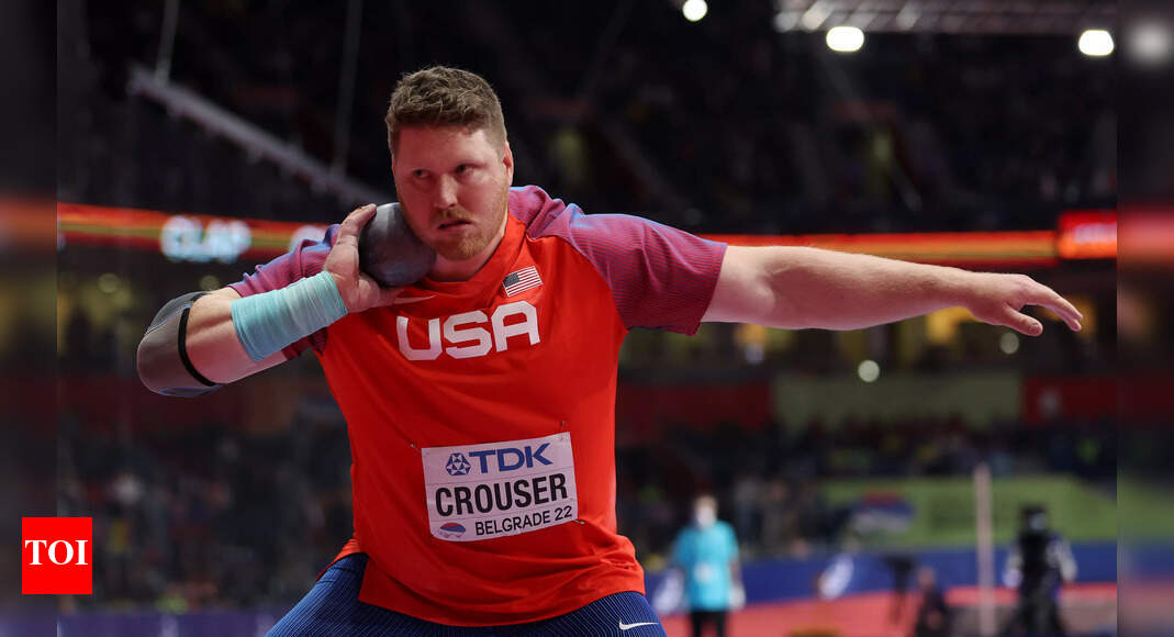 Olympic champion Ryan Crouser shatters own shot-put world record | More sports News - Times of India