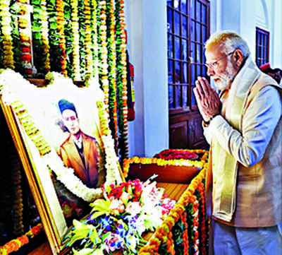 Savarkar: Savarkar's courage, sacrifice continue to inspire us: PM Modi ...