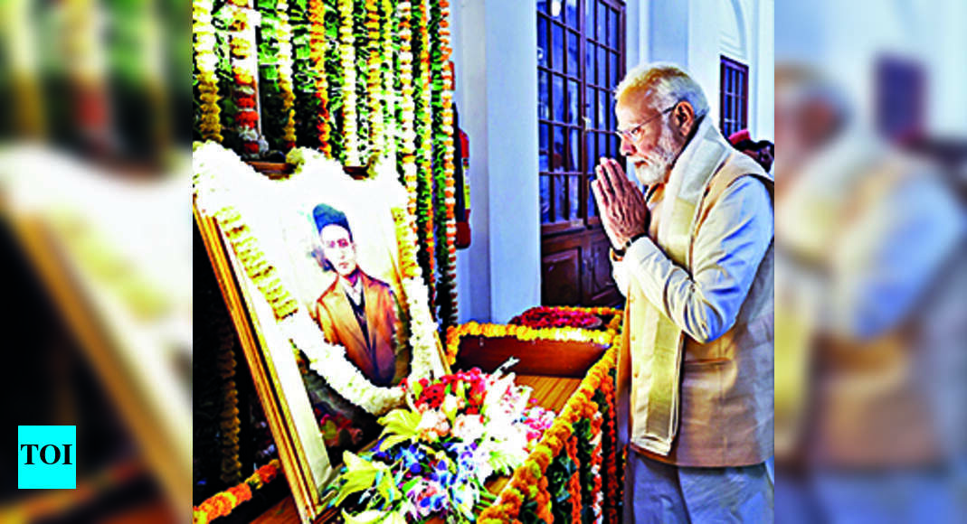 Savarkar: Savarkar's courage, sacrifice continue to inspire us: PM Modi ...