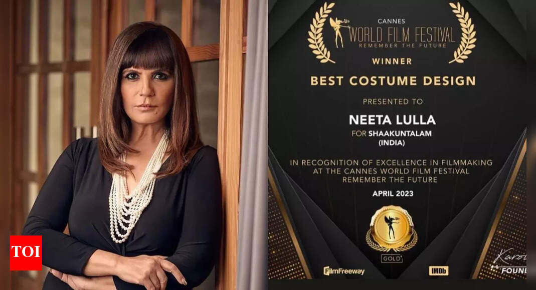 Samantha’s costume designer Neeta Lulla wins the Best Costume Designer ...
