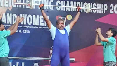 Chhattisgarh's D Suryanarayan Rao wins gold in Masters Weightlifting ...