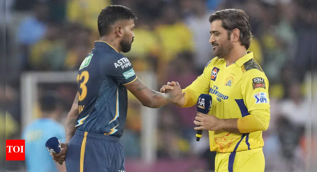 IPL 2023 Final: CSK skipper MS Dhoni wins toss, opts to bowl against GT ...
