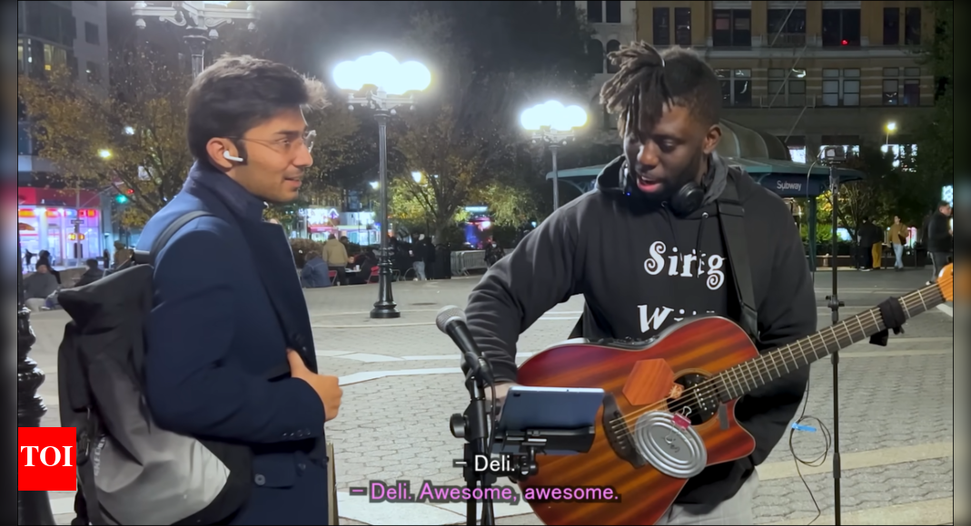 American YouTuber and Indian tourist win hearts singing "neele neele ...