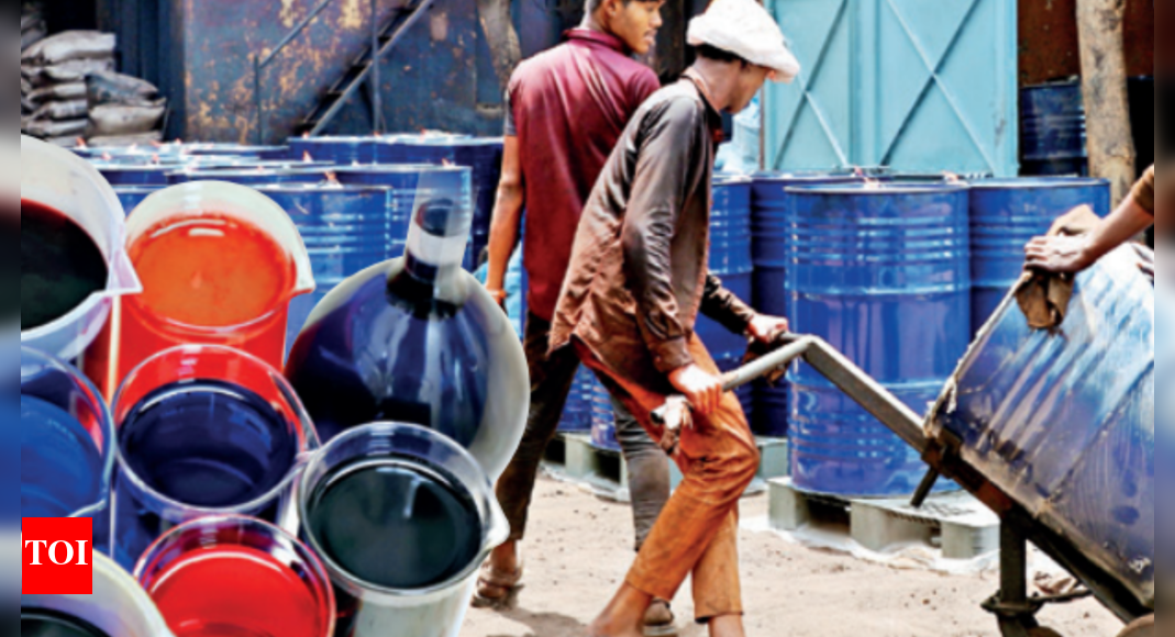 Dyes, organic chemical exports fell sharply | Ahmedabad News - Times of ...
