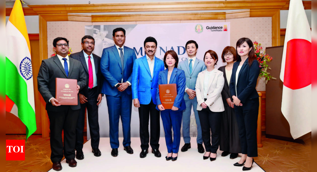 TN govt signs MoU in Tokyo | Chennai News - Times of India