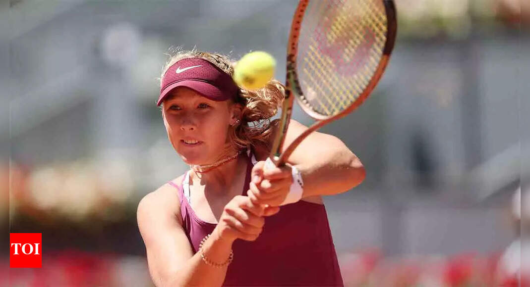 Mirra Andreeva is cool on Grand Slam debut | Tennis News - Times of India
