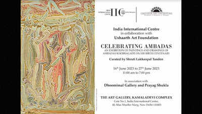 ‘Celebrating Ambadas’: Tribute to one of the great masters of Indian ...