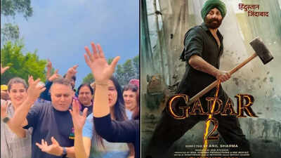 'Gadar 2' patch work shoot wrapped up, director Anil Sharma and crew ...