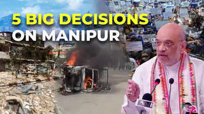 Manipur Clashes: Union home minister Amit Shah announces judicial probe into Manipur crisis ...
