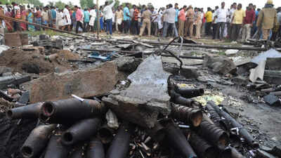 Three dead, six injured in blast at cracker manufacturing unit near ...