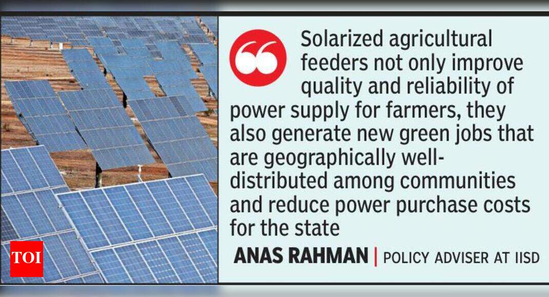 Decentralized solar plants can boost farmers’ income, help India meet ...