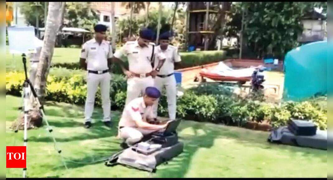 In a first, Goa Police uses drone for G20 meet security | Goa News ...