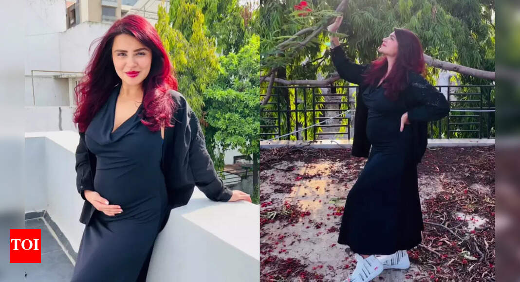 Mom-to-be Aashka Goradia pens down an inspiring poem for her unborn ...