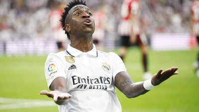 Seven punished by Spanish government for racist insults against Vinicius | Football News - Times ...