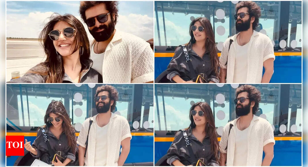 Ram Pothnineni (RaPo) lands in Mysore with the beautiful Sree Leela for ...