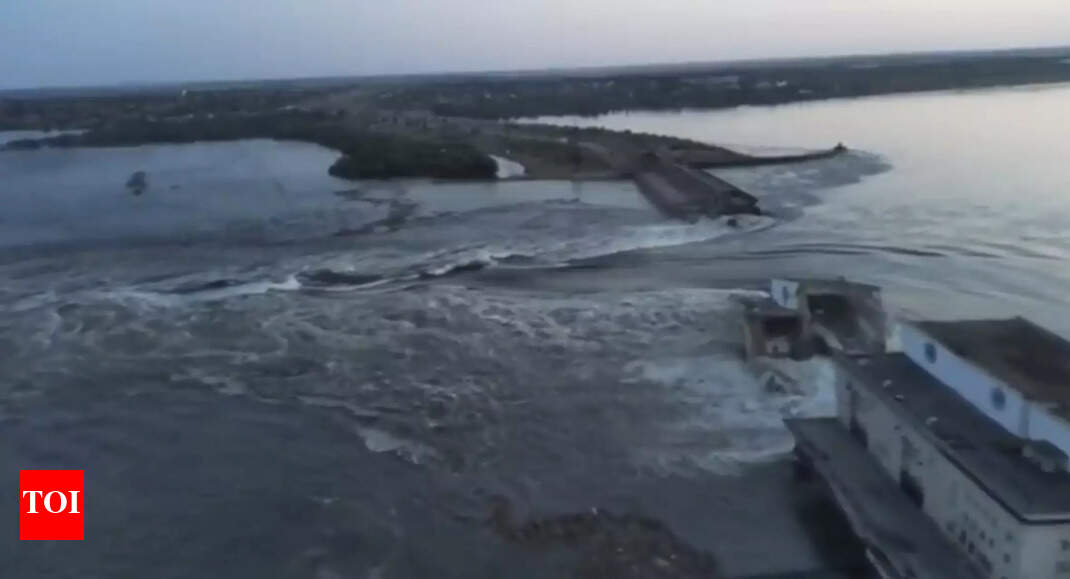 Ukraine dam attack a 'new dimension' in Russia's war: Olaf Scholz ...