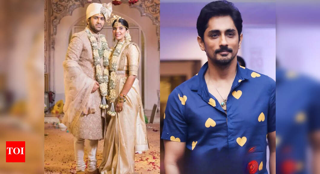 Siddharth attends Sharwanand and Rakshita Reddy's wedding in Jaipur ...